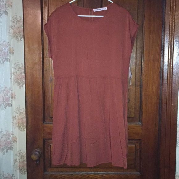 JustFab | Dresses | Rust Colored Dress | Poshmark
